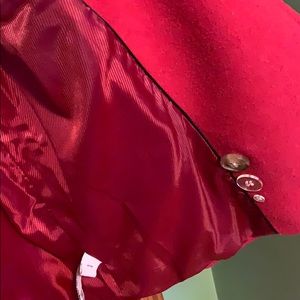 Covington | Jackets & Coats | Covington Outwear Red Womens Peacoat Sm ...